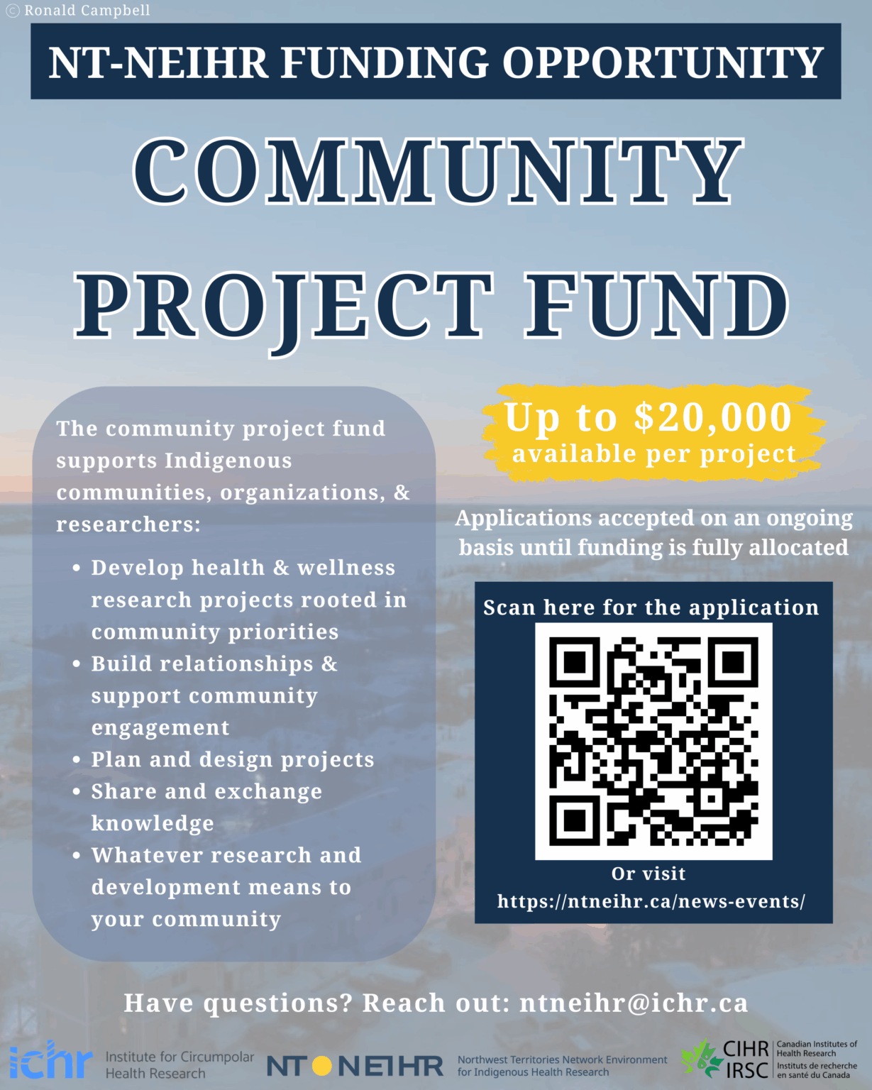 Funding Opportunity: NT NEIHR Community Project Fund | Institute for ...